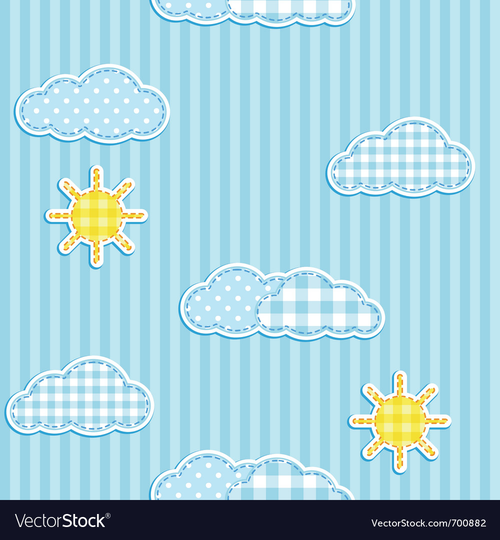 Sky pattern Royalty Free Vector Image - VectorStock