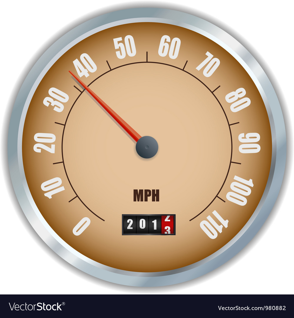 Speedometer Royalty Free Vector Image - VectorStock