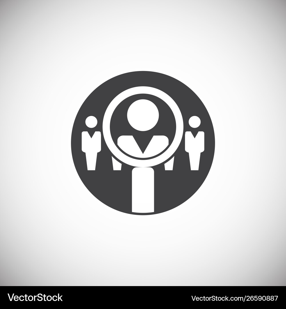 Business people related icon on background Vector Image