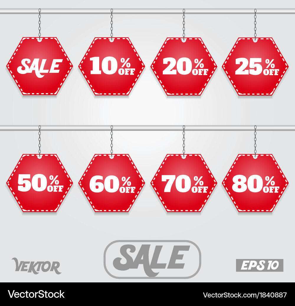 Discount text Royalty Free Vector Image - VectorStock