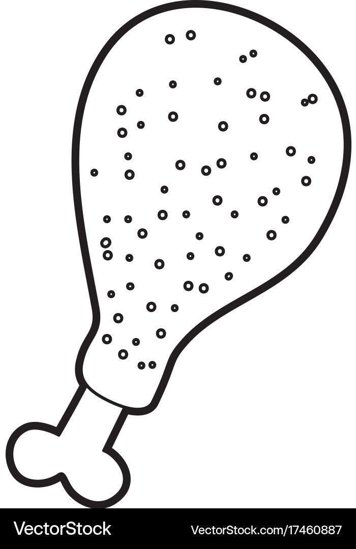 Fast food roasted chicken menu restaurant Vector Image