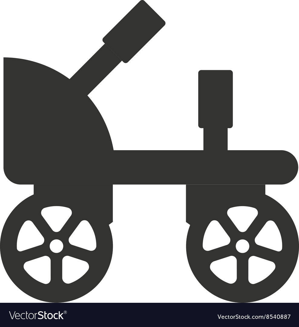 Roller skate symbol isolated on white icon Vector Image