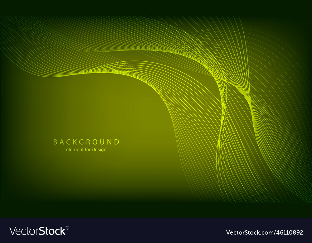 Abstract gradient background wave element Vector Image