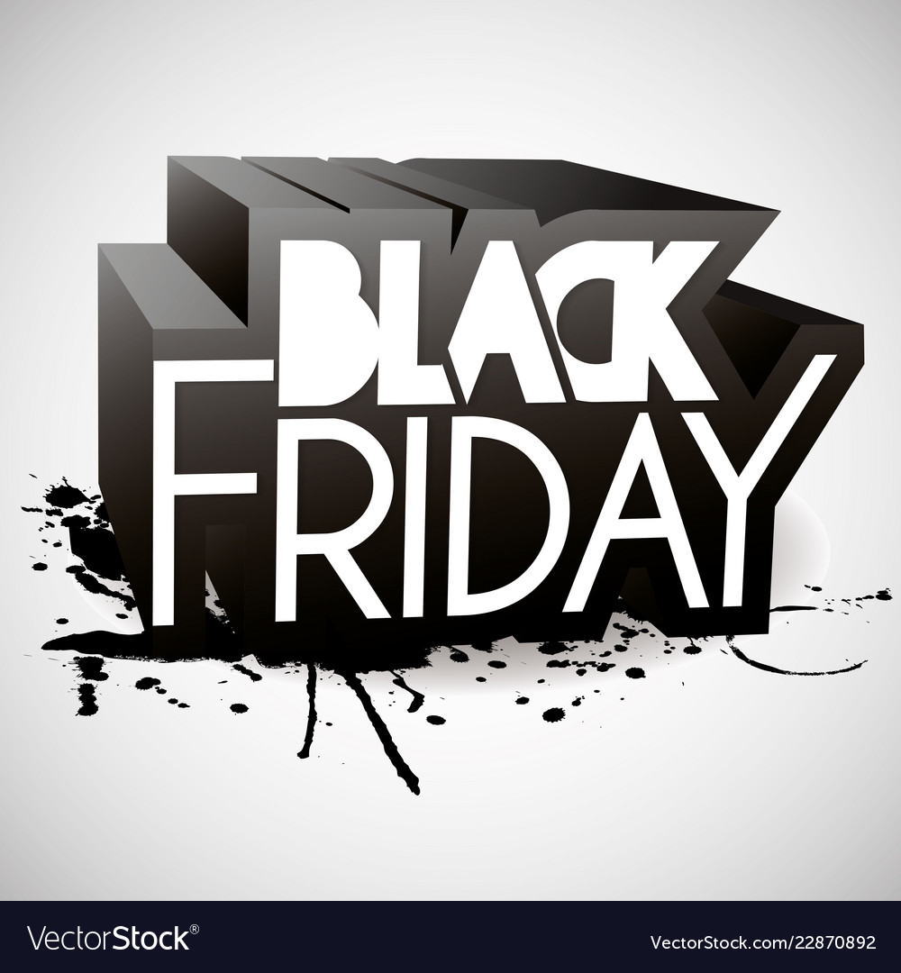 Black friday background Royalty Free Vector Image