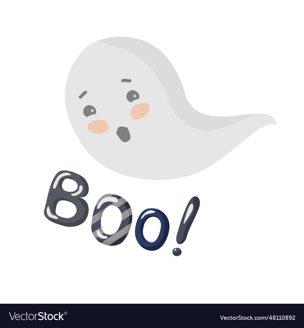 Boo Royalty Free Vector Image - VectorStock