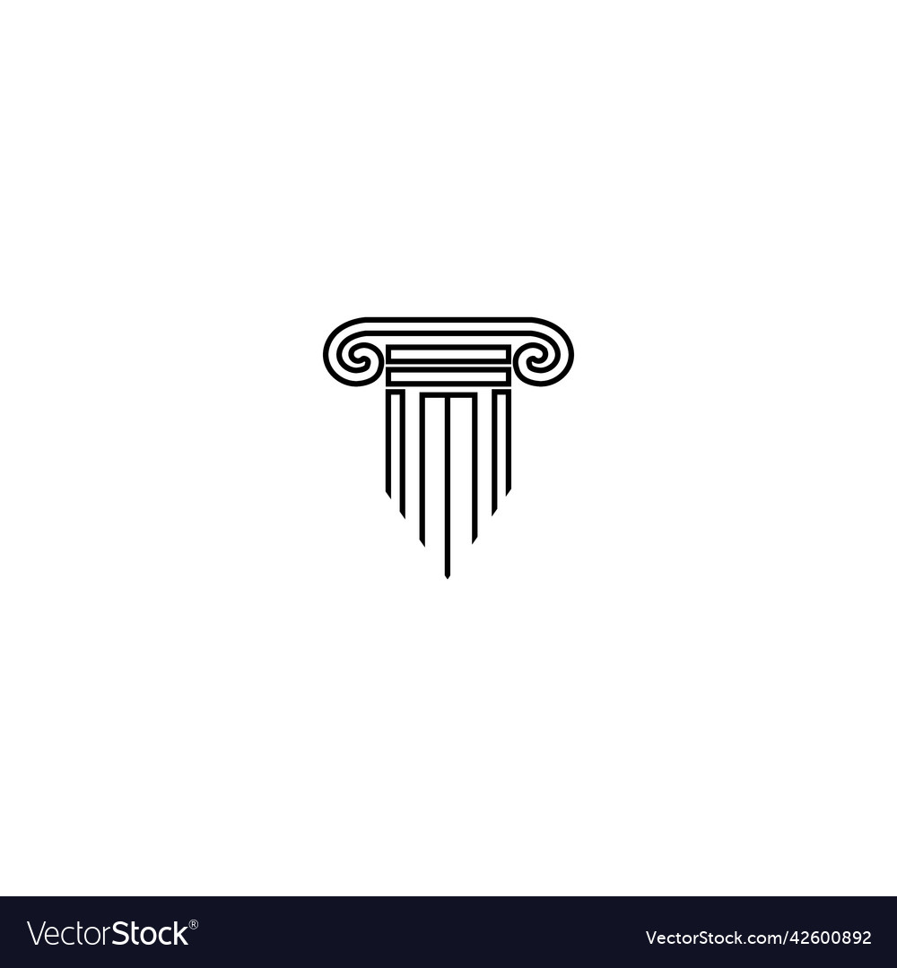 Column logo Royalty Free Vector Image - VectorStock