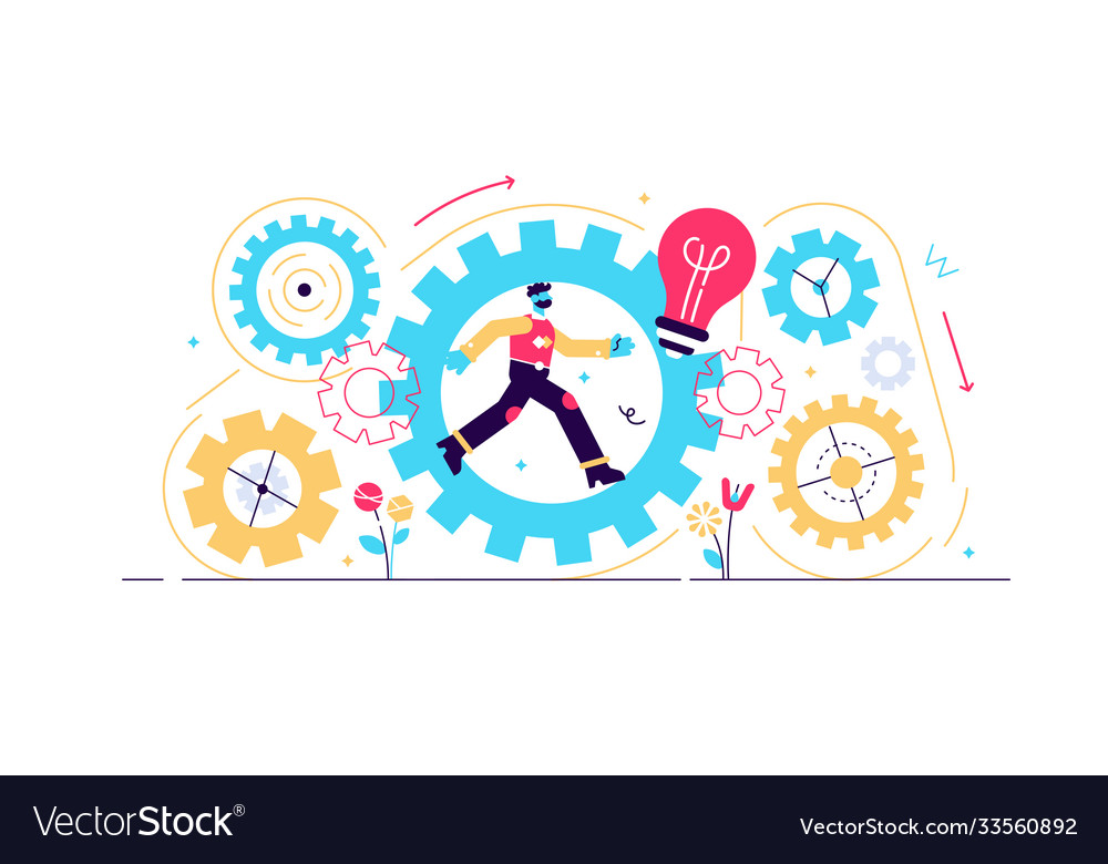 Consistent work Royalty Free Vector Image - VectorStock