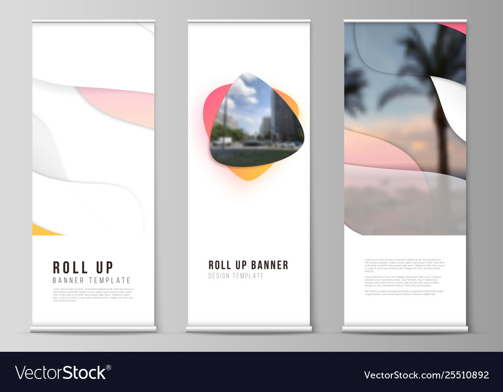 Editable layout roll Royalty Free Vector Image