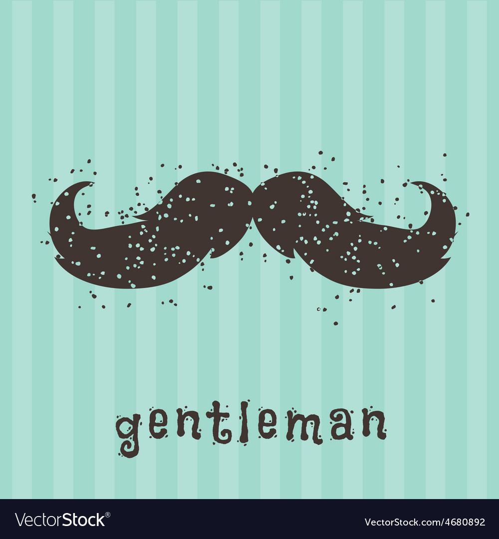 Mustache Royalty Free Vector Image - VectorStock