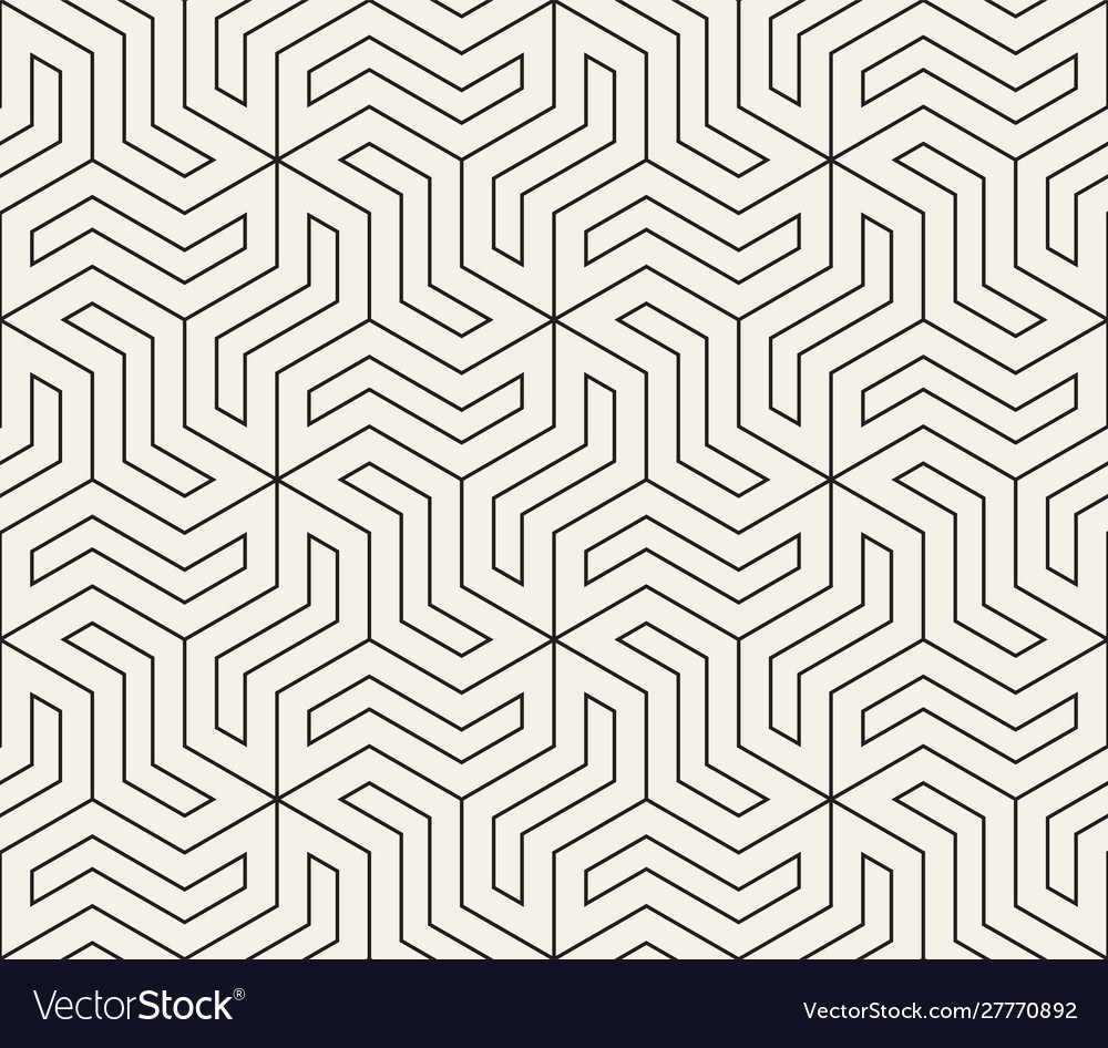 Seamless geometric pattern simple abstract thin Vector Image