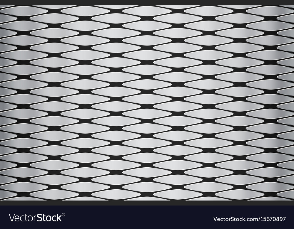 Metallic geometric pattern Royalty Free Vector Image