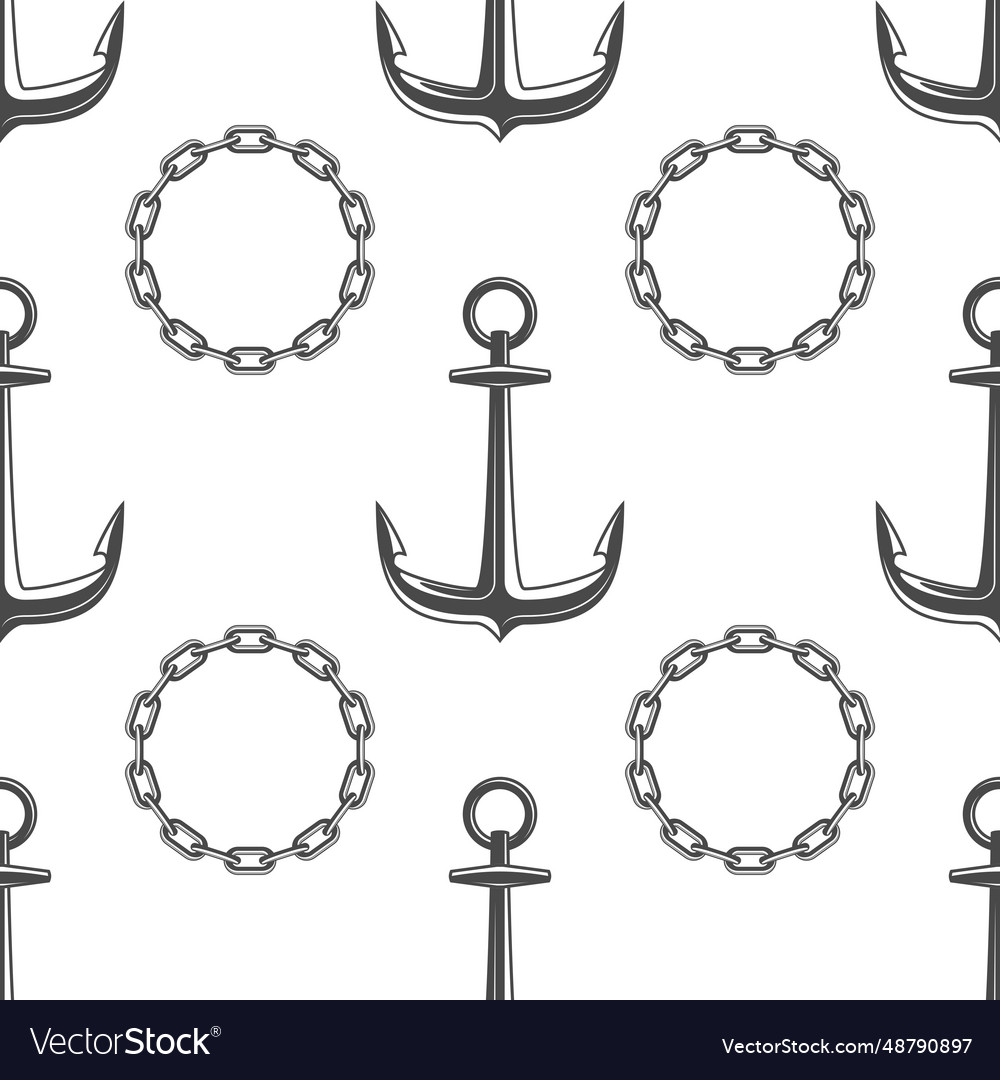Round chain background Royalty Free Vector Image