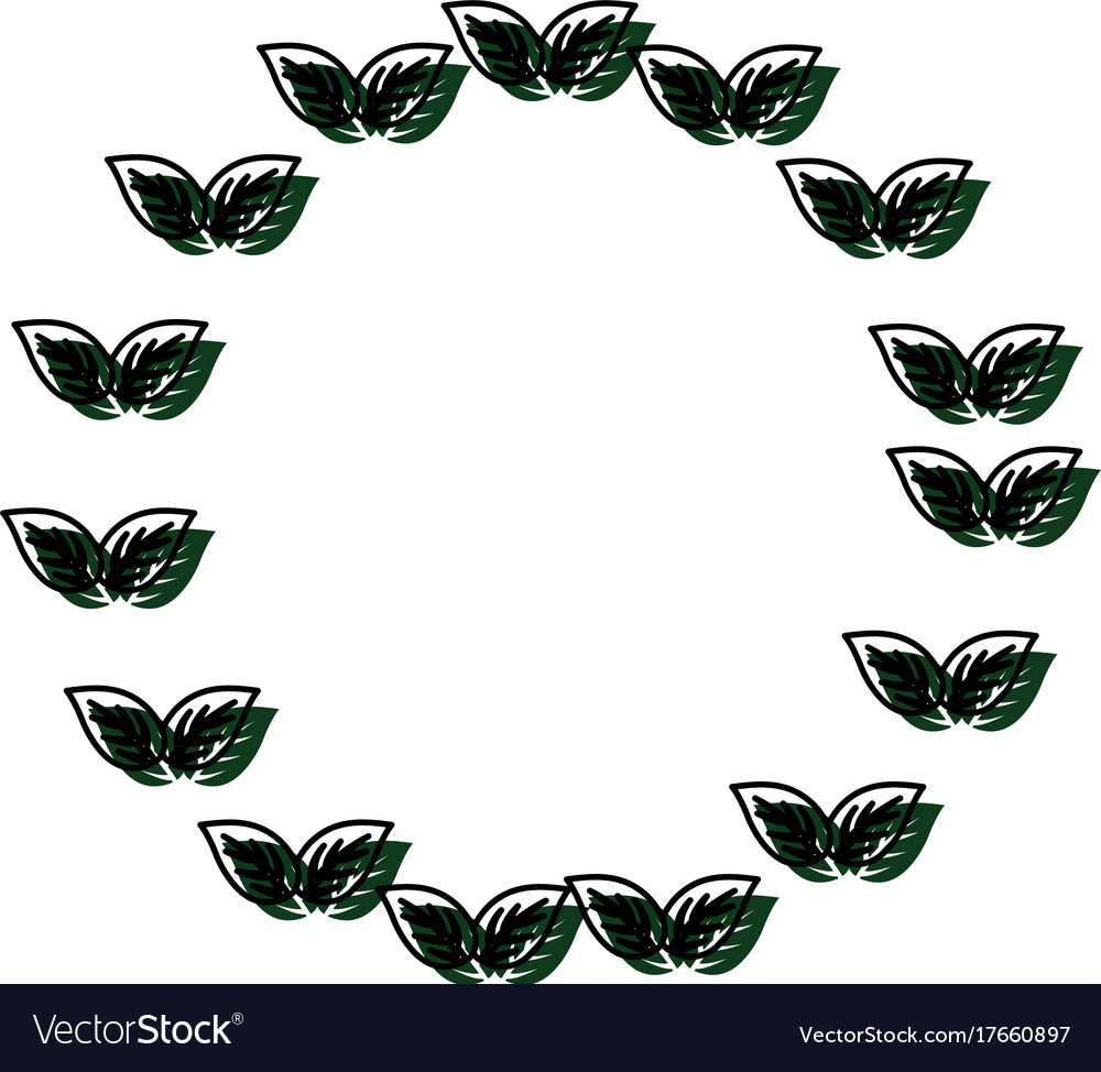 Round frame Royalty Free Vector Image - VectorStock