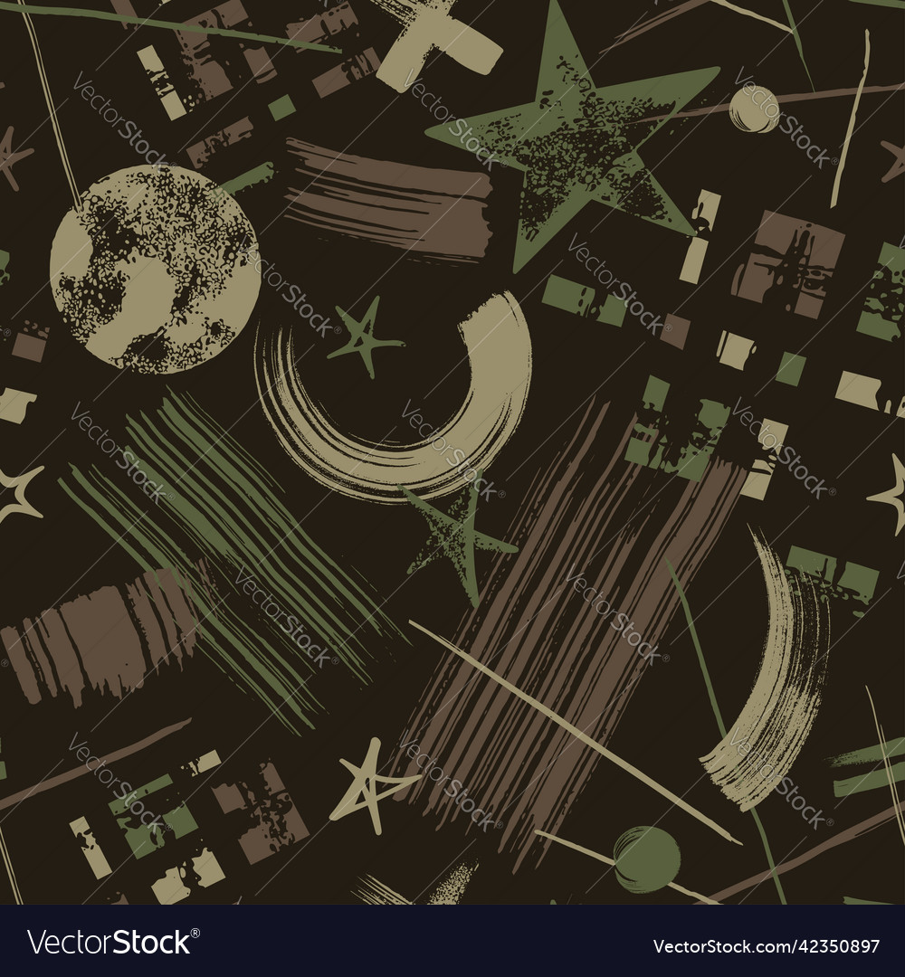 Seamless abstract image with colorful lines Vector Image