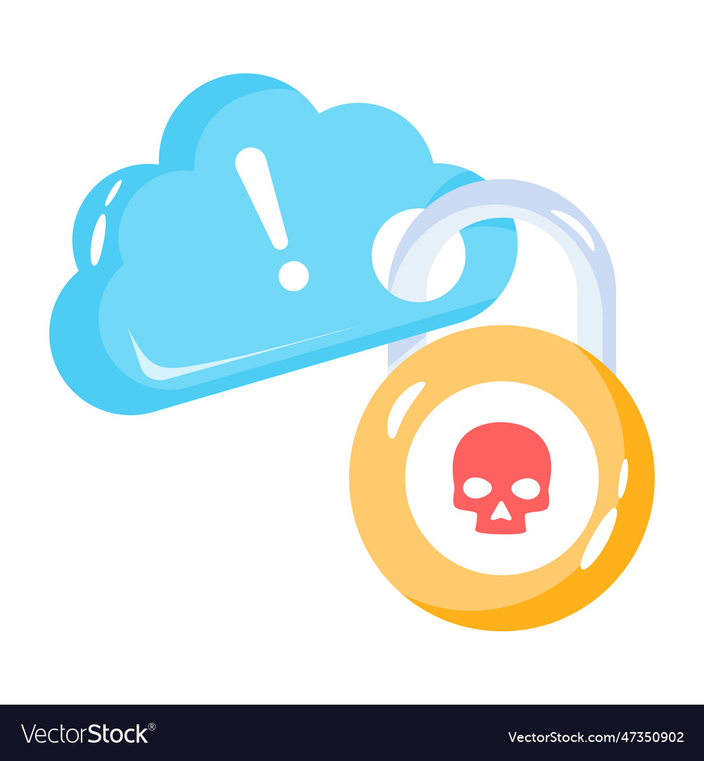 Cloud hack Royalty Free Vector Image - VectorStock