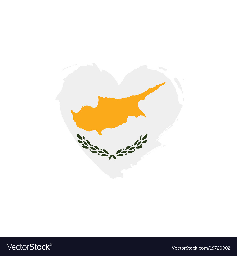 Cyprus flag Royalty Free Vector Image - VectorStock