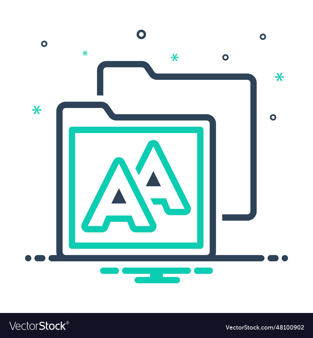 Fonts Royalty Free Vector Image - VectorStock