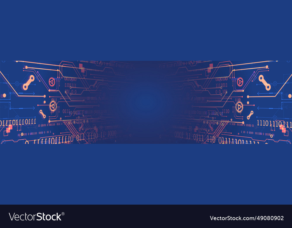 Hi-tech digital technology and engineering Vector Image