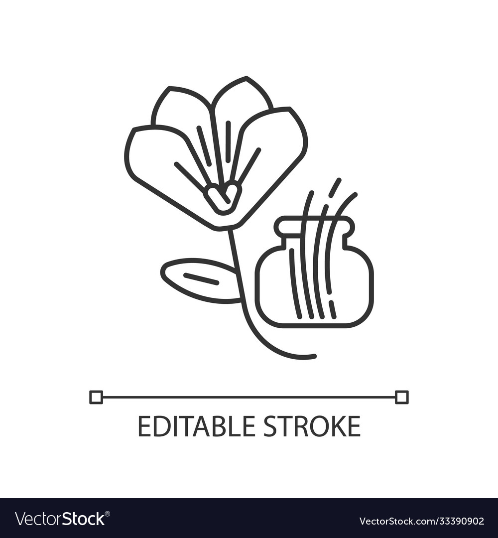 Saffron linear icon Royalty Free Vector Image - VectorStock