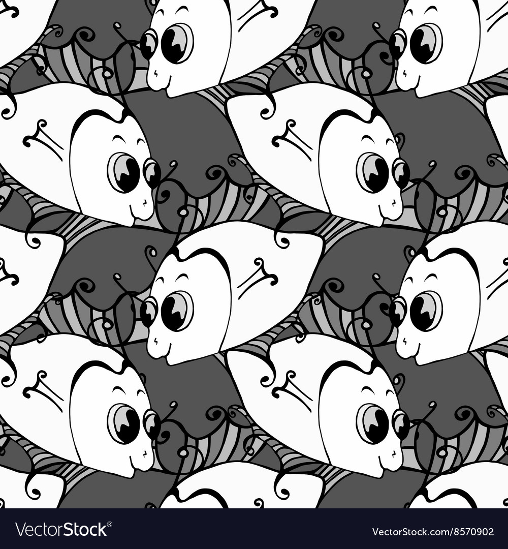 Seamless fish Royalty Free Vector Image - VectorStock