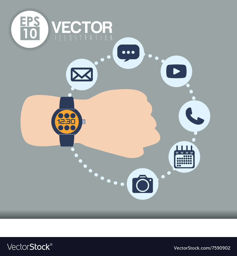 Technology icon design Royalty Free Vector Image