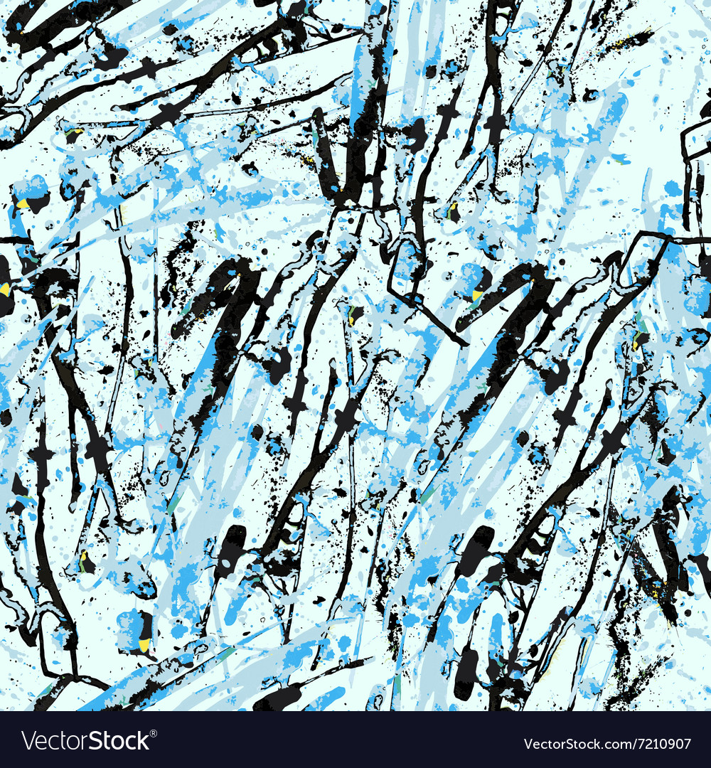 Abstract ink spots seamless pattern Royalty Free Vector