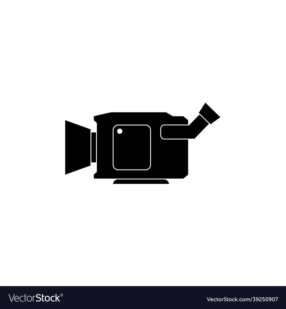 Camcorder icon design template isolated Royalty Free Vector