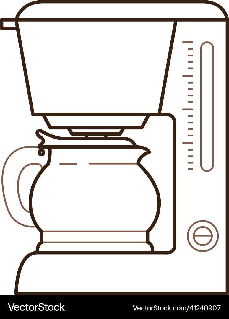 Coffee maker icon Royalty Free Vector Image - VectorStock