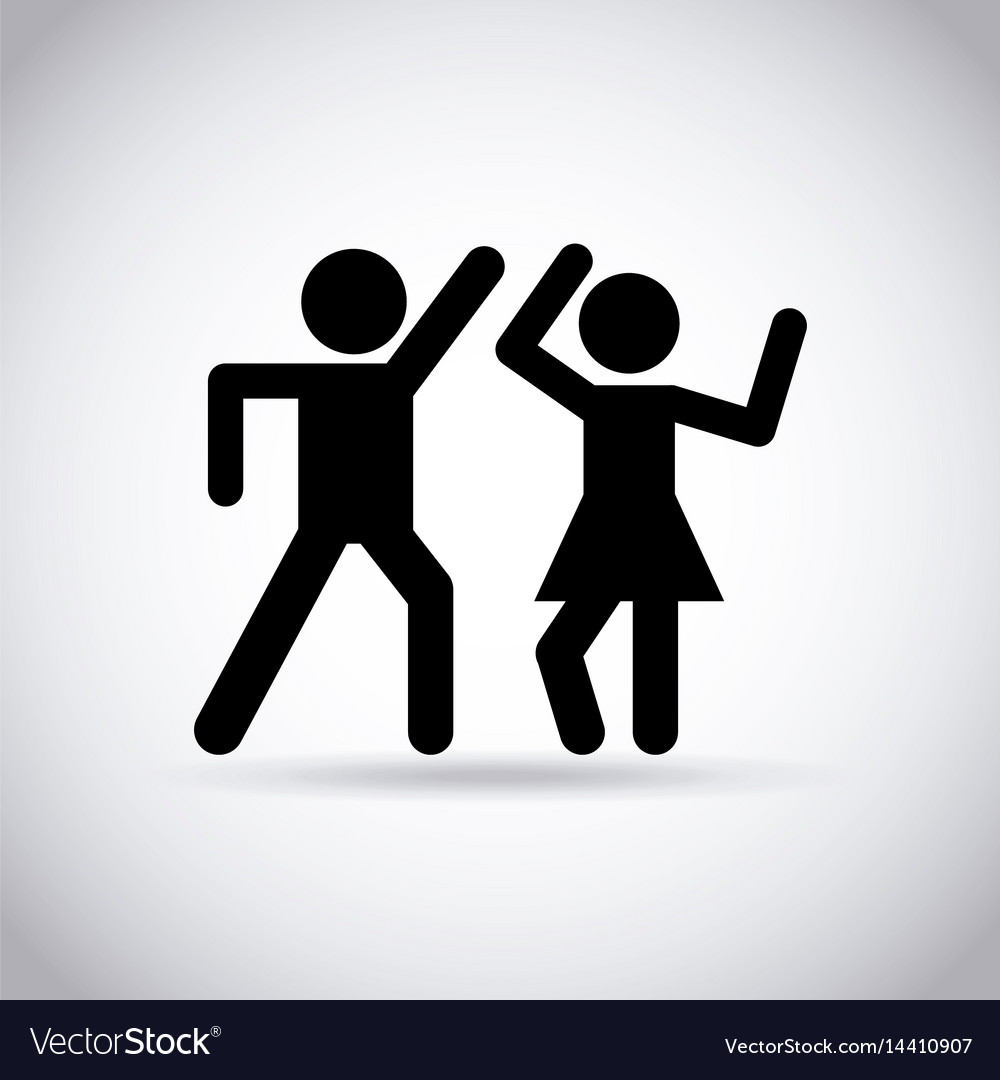 Couple Dancing Design Royalty Free Vector Image