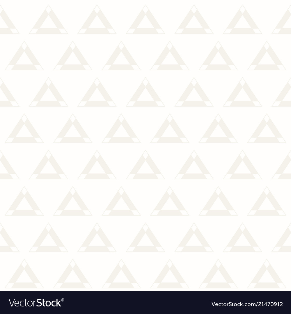 Abstract geometric simple pattern of triangles Vector Image