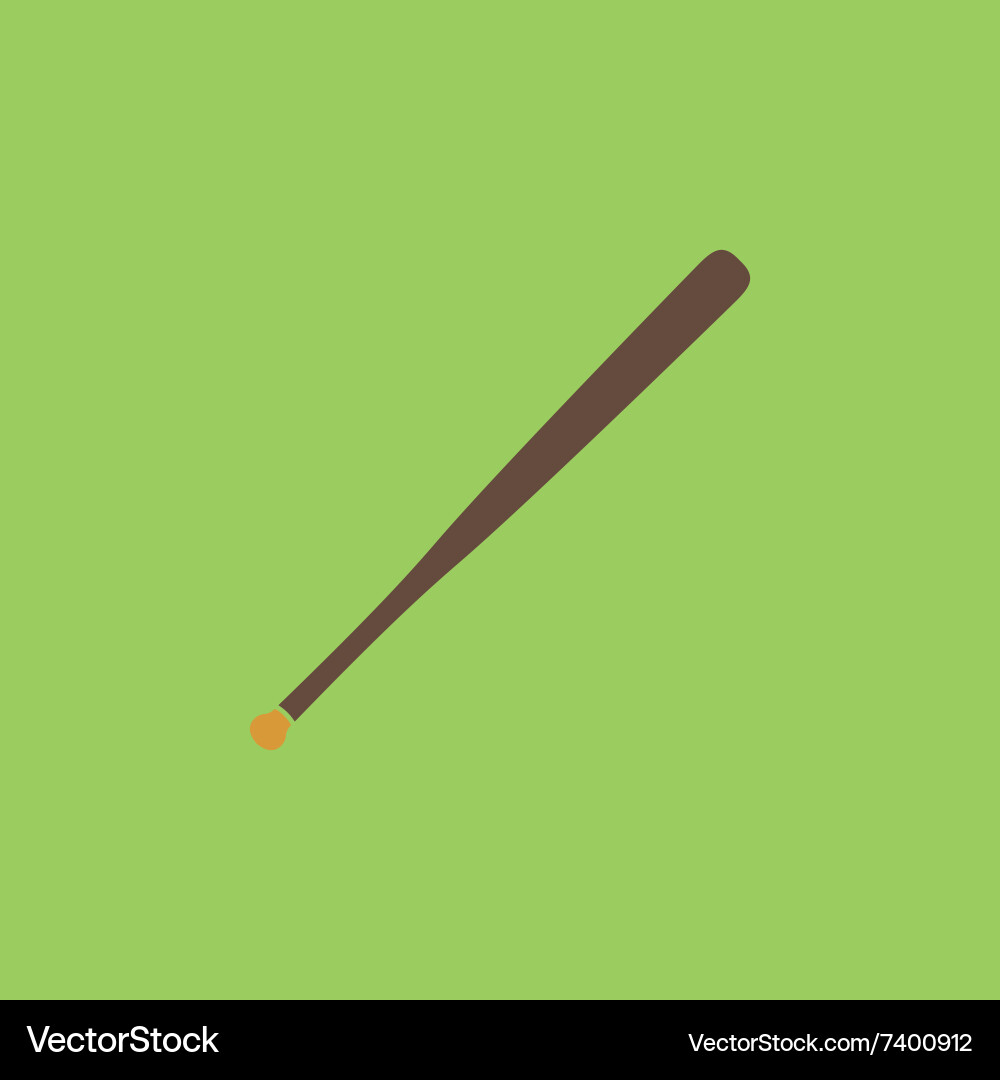Baseball bat icon Royalty Free Vector Image - VectorStock