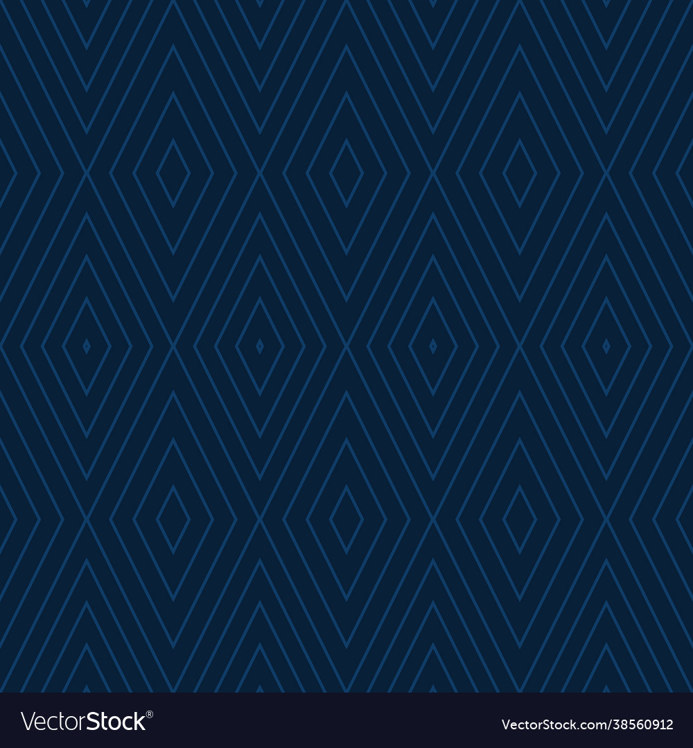 Geometric pattern seamless blue rectangular Vector Image