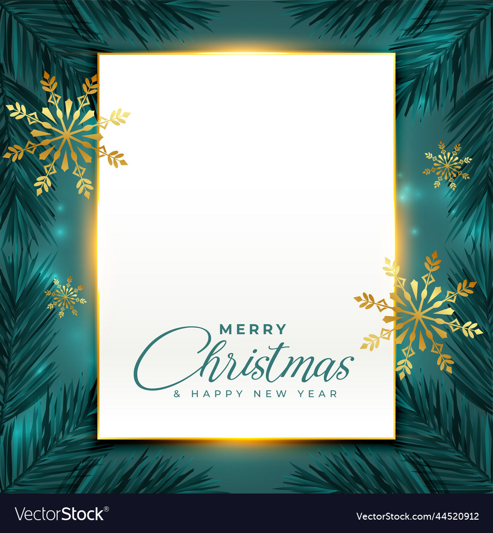 Merry christmas and new eve greeting card Vector Image