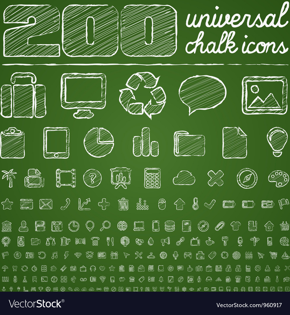 200 Universal Icons Royalty Free Vector Image - VectorStock 200 Universal Icons Royalty Free Vector Image - VectorStock
