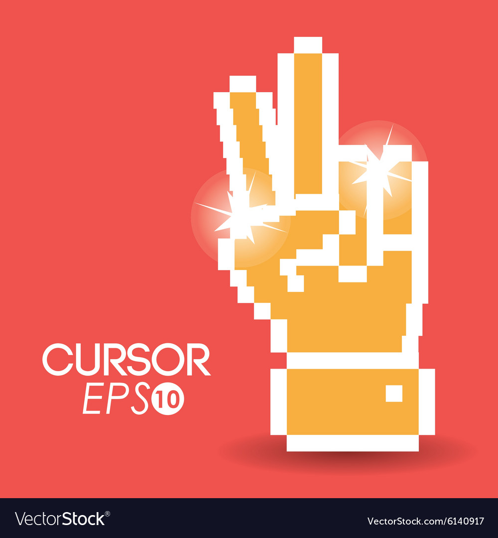 Cursor design Royalty Free Vector Image - VectorStock