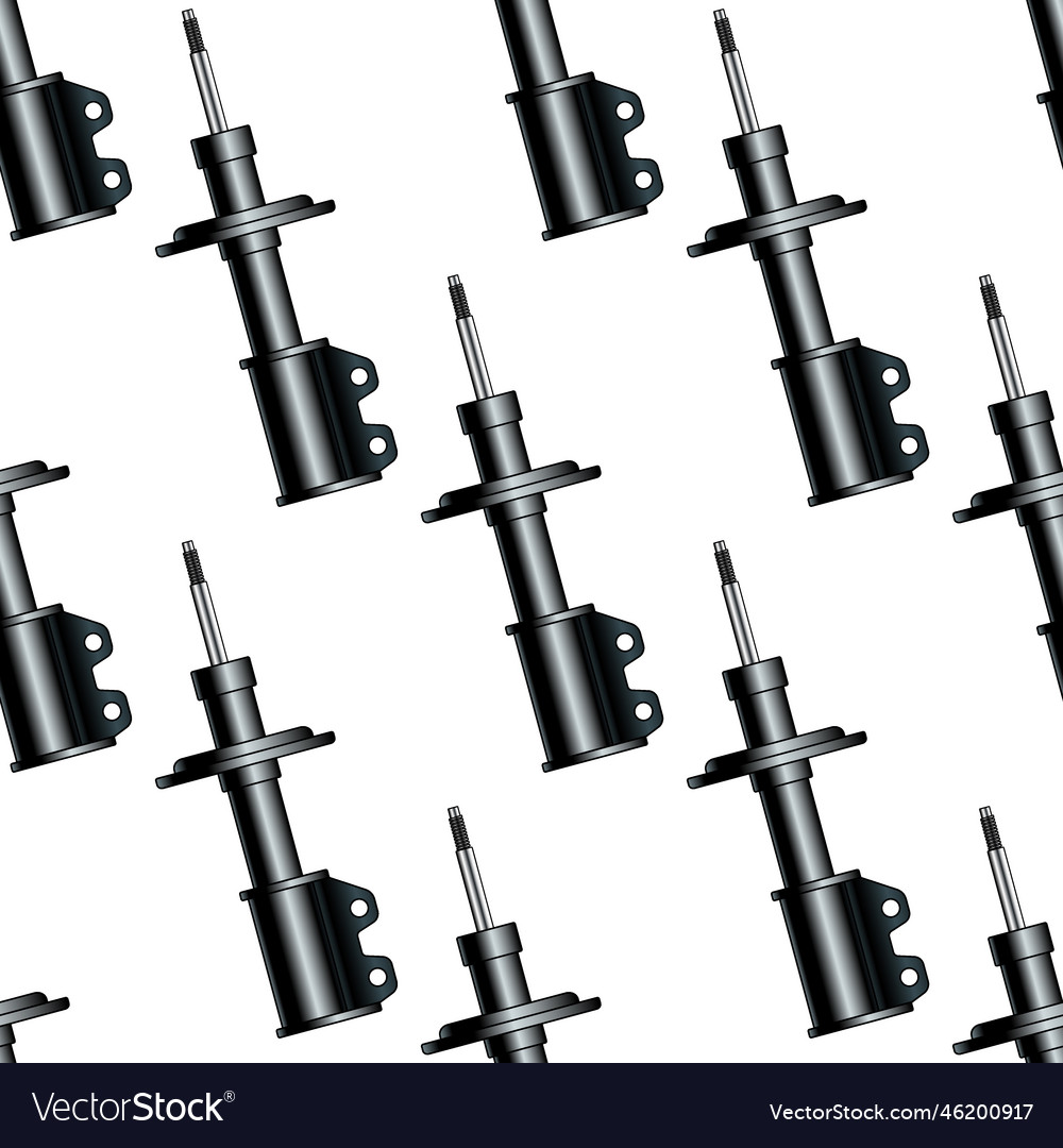 Shock absorber pattern Royalty Free Vector Image