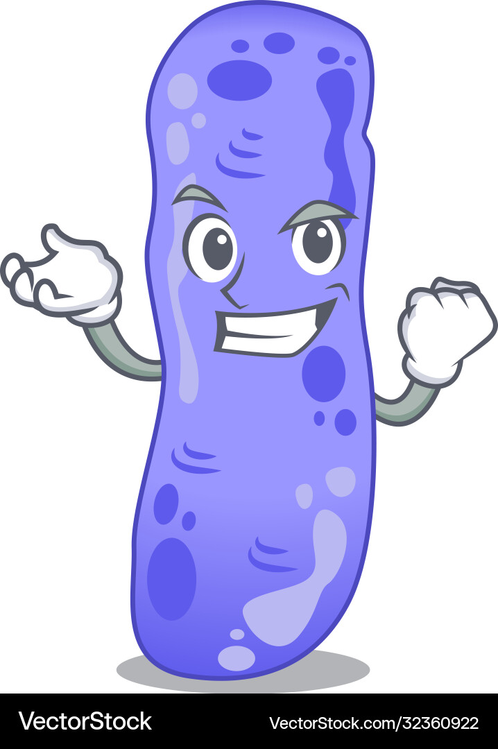 A dazzling legionella mascot design concept Vector Image