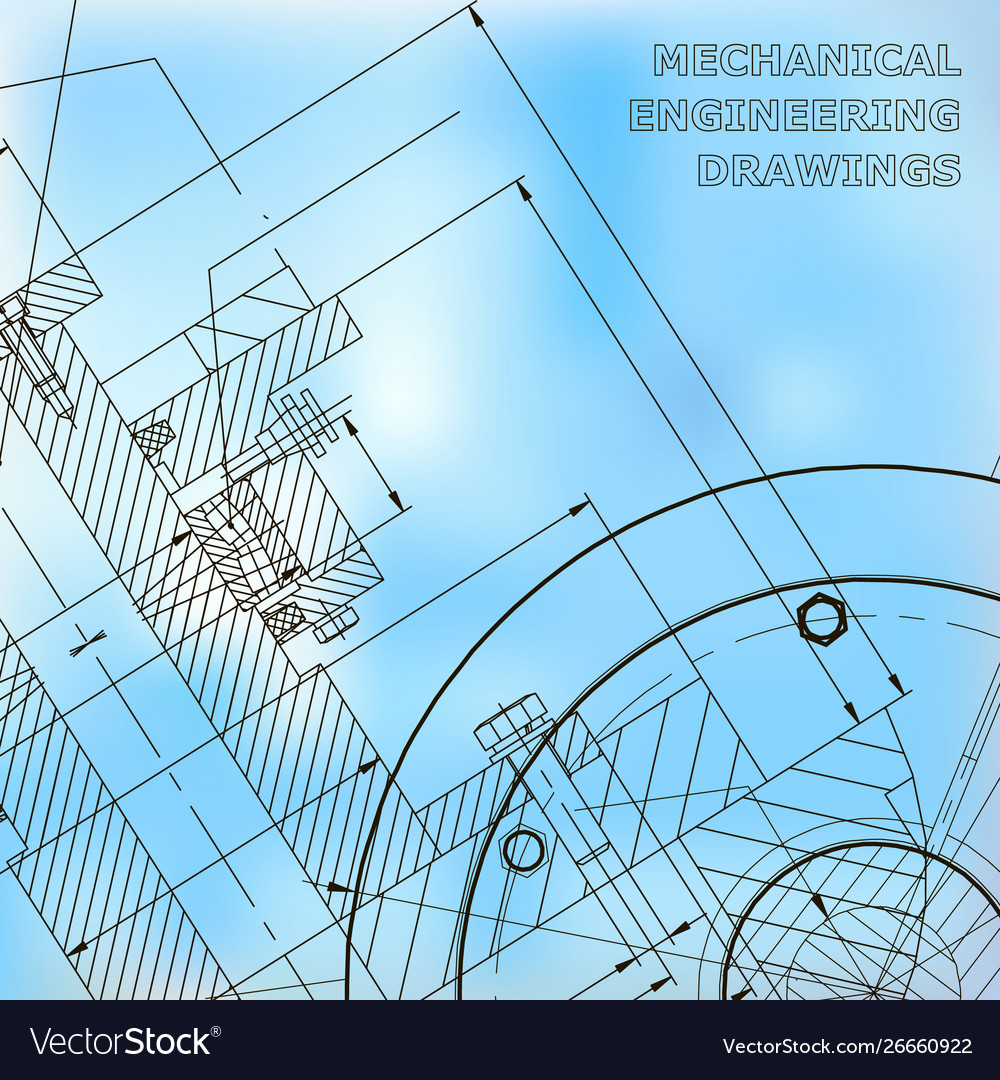 Backgrounds engineering subjects technical Vector Image