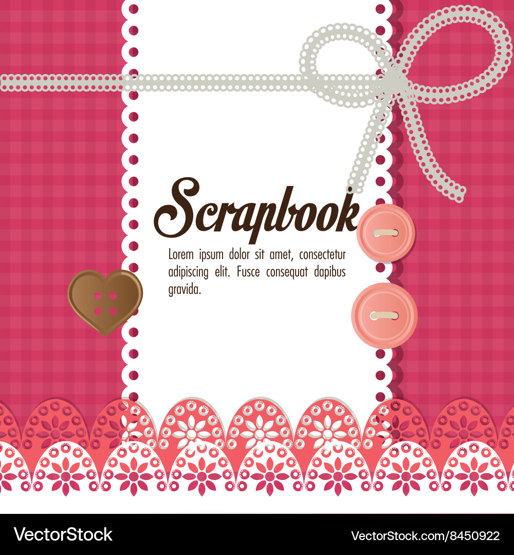 Design of scrapbook icons Royalty Free Vector Image
