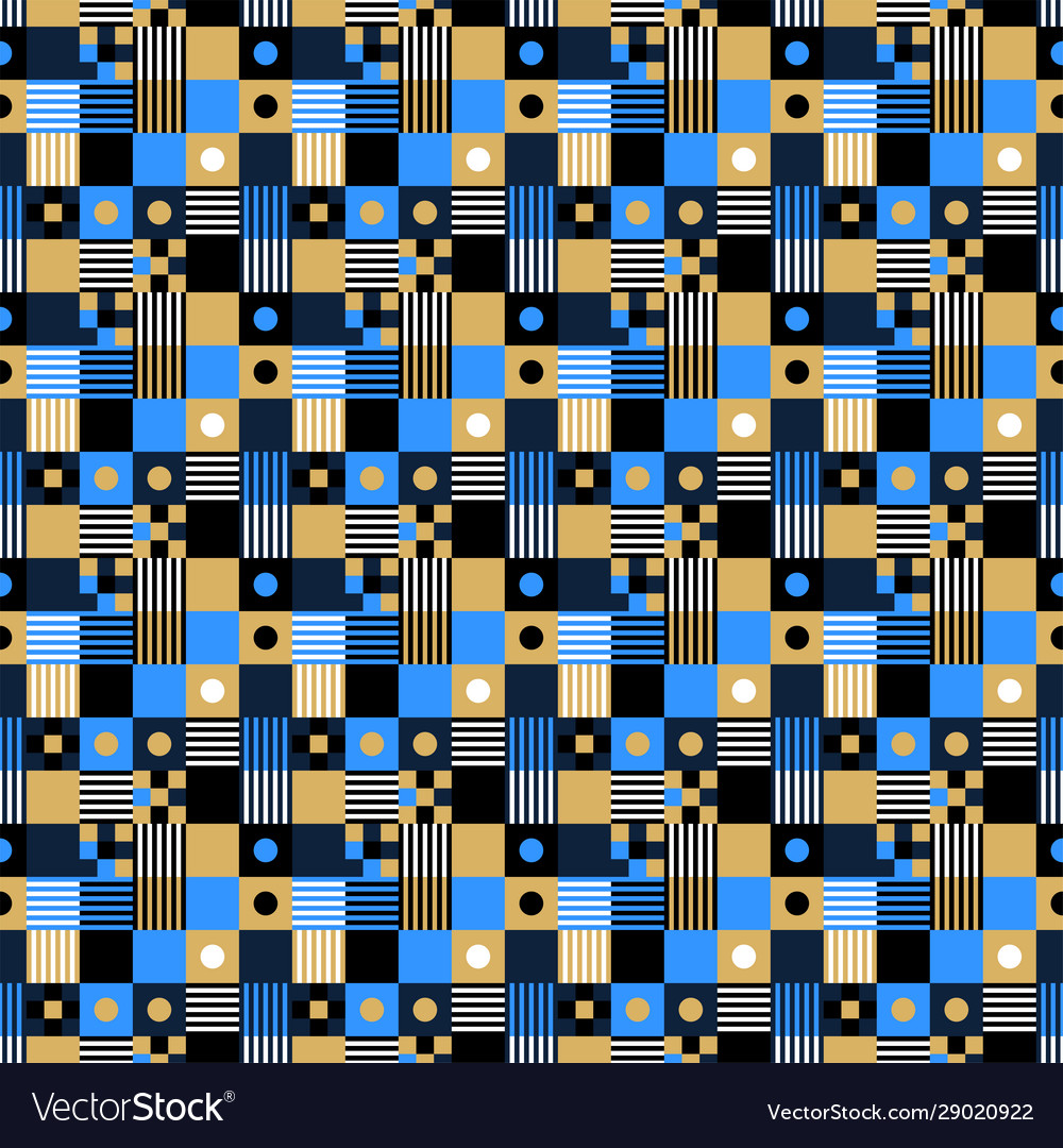 Pixel seamless pattern background design modern Vector Image