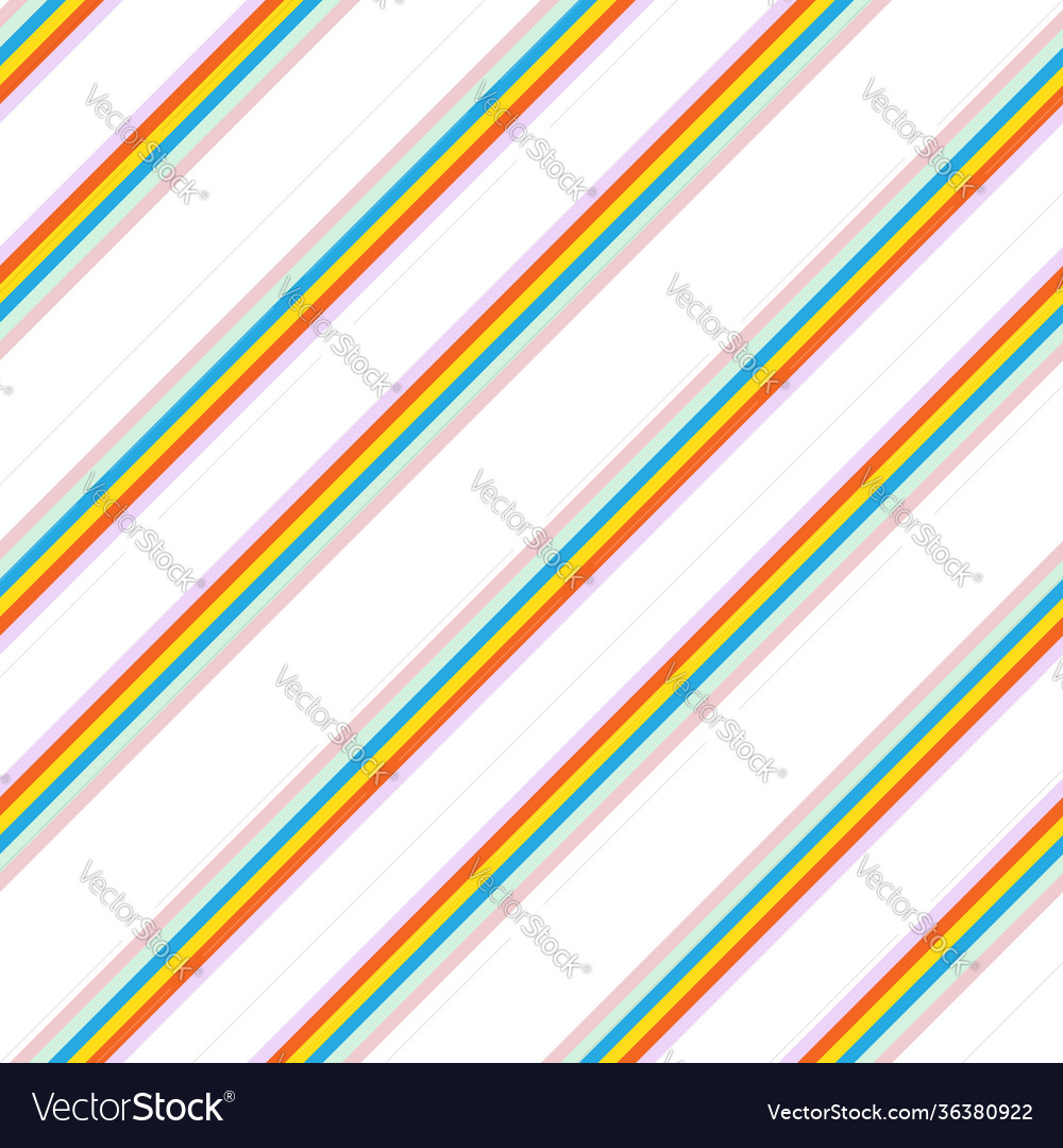 Rainbow stripe seamless pattern background Vector Image