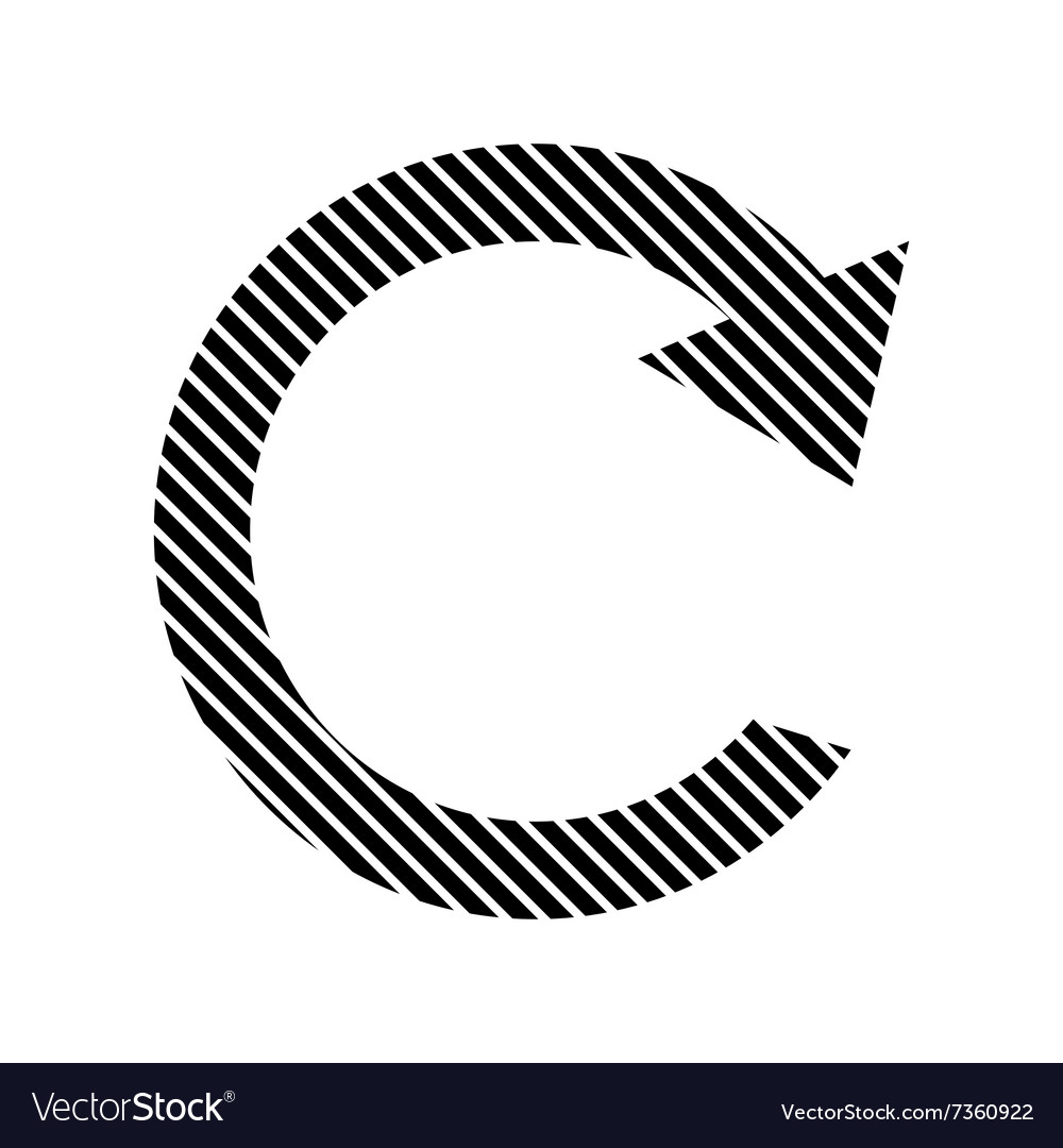 Repeat sign button Royalty Free Vector Image - VectorStock