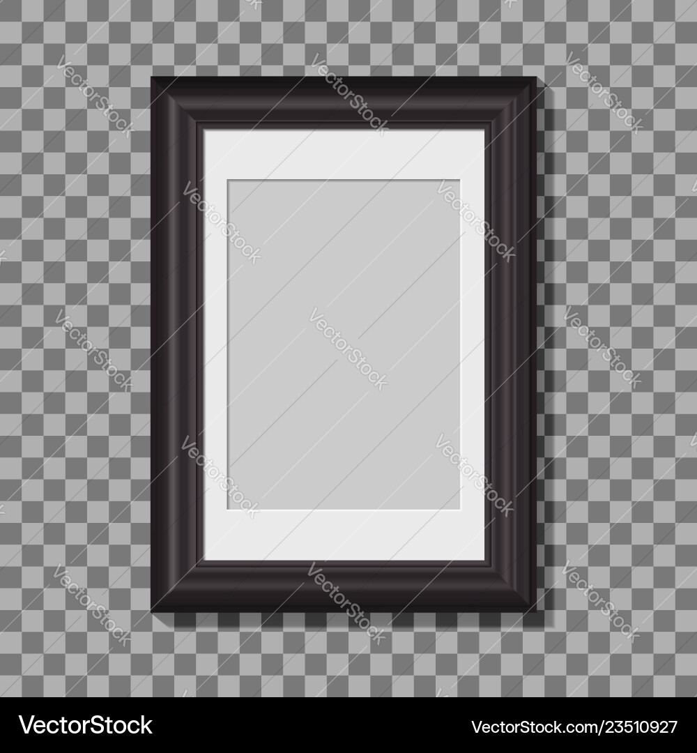 Blank picture frame for photographs Royalty Free Vector