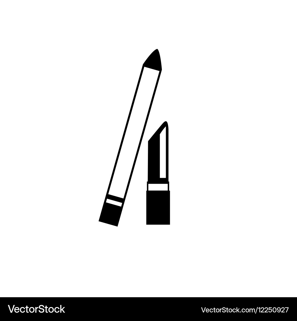 Make-up objects icon Royalty Free Vector Image