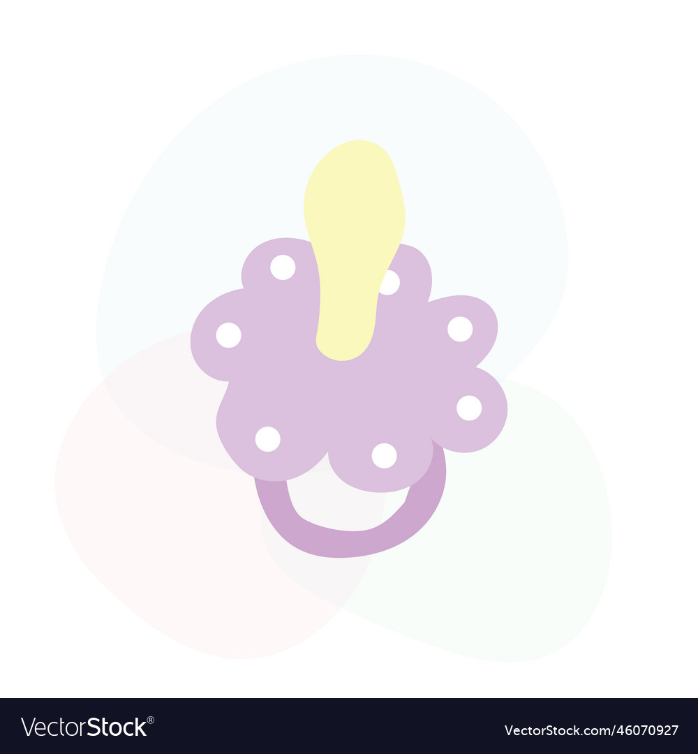 Pacifier Royalty Free Vector Image - VectorStock