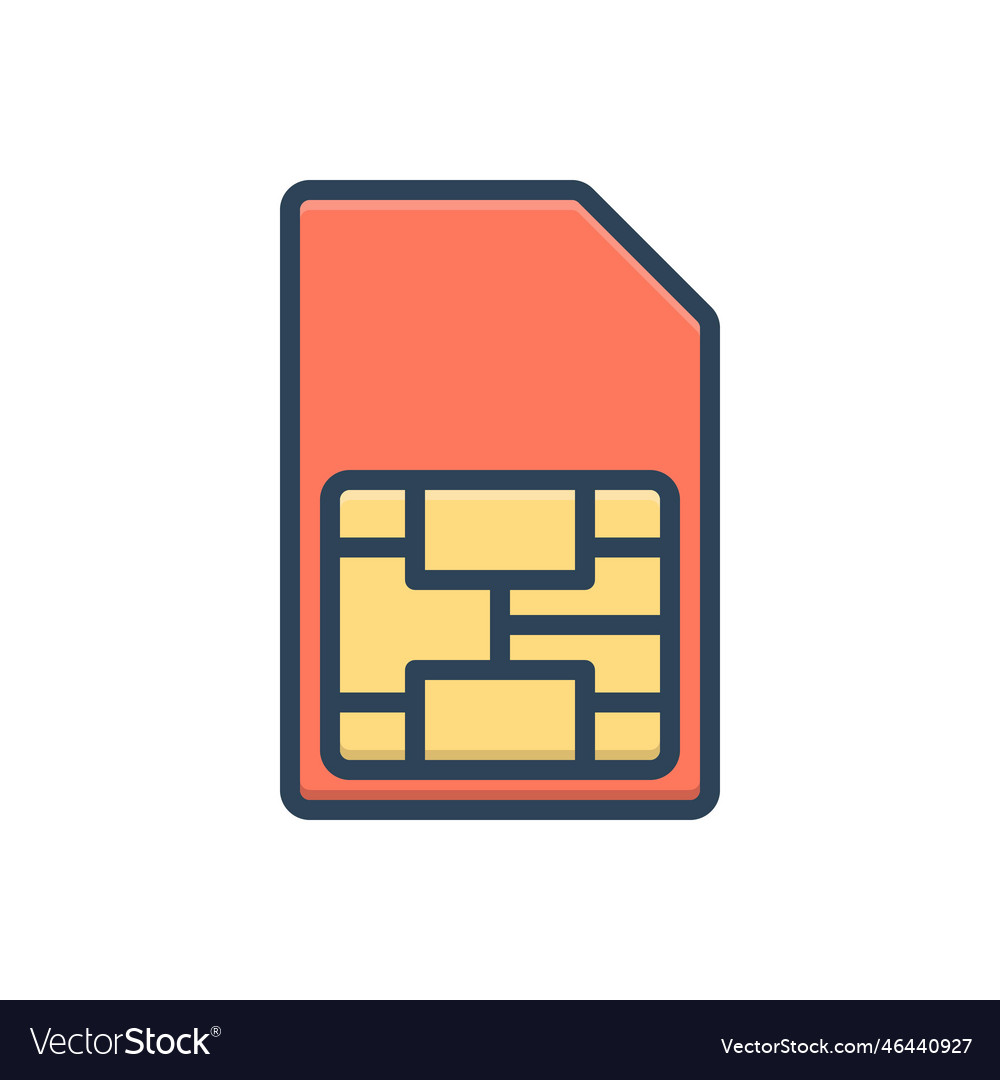 Sim Royalty Free Vector Image - VectorStock