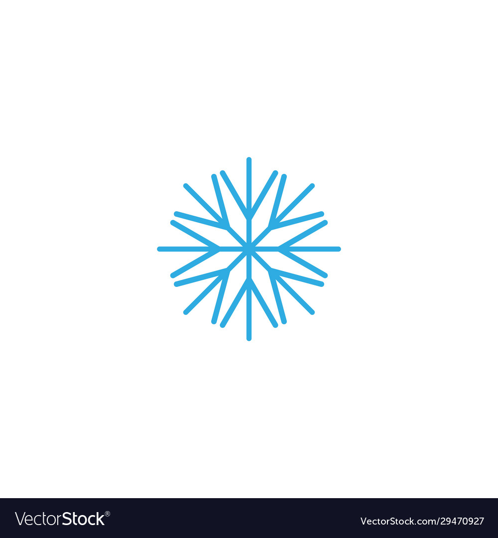 Snowflakes logo Royalty Free Vector Image - VectorStock