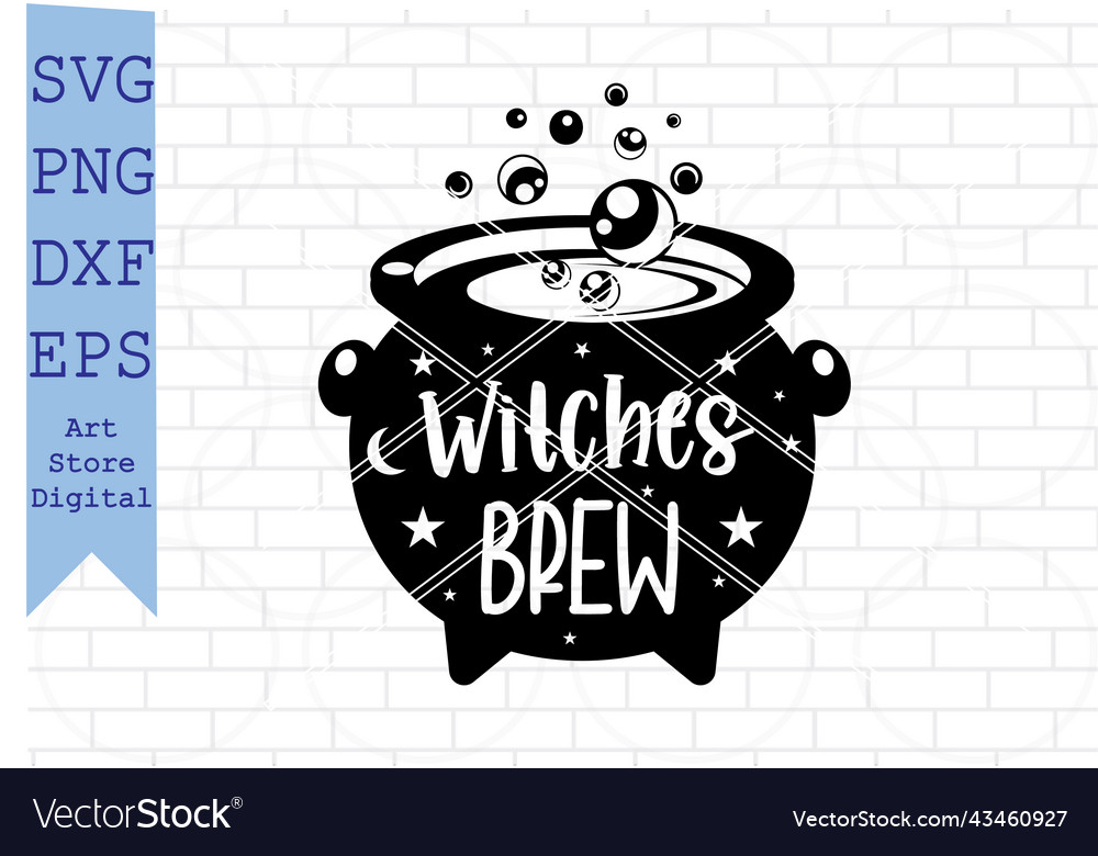 Witches brew cauldron Royalty Free Vector Image