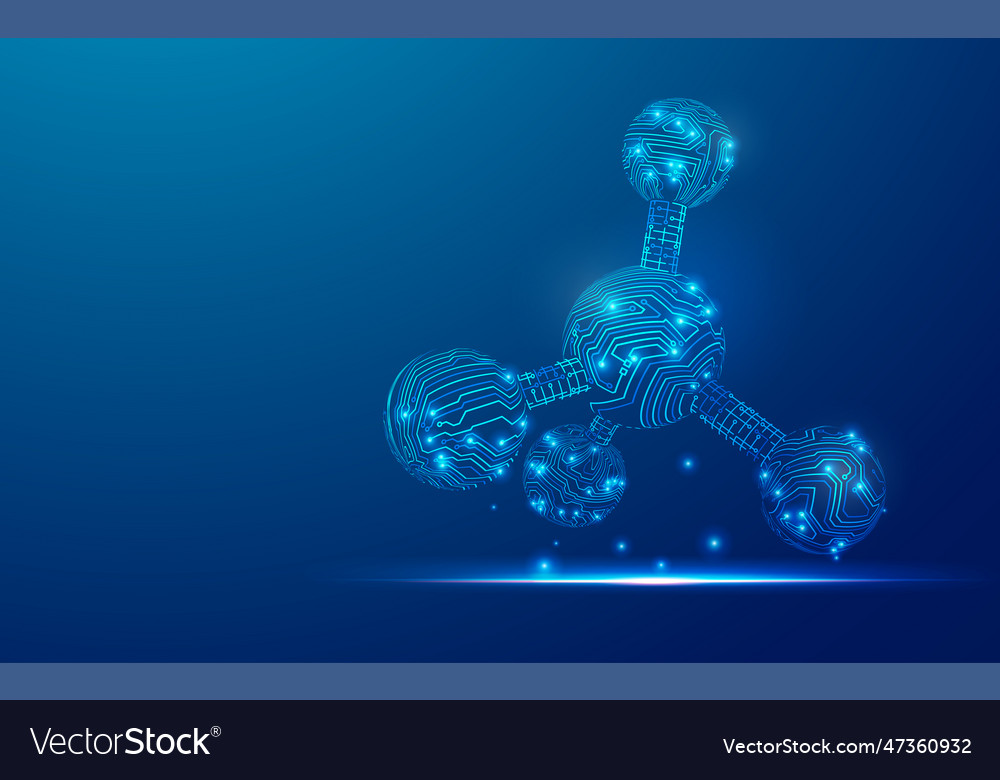 Electricmolecule Royalty Free Vector Image - VectorStock