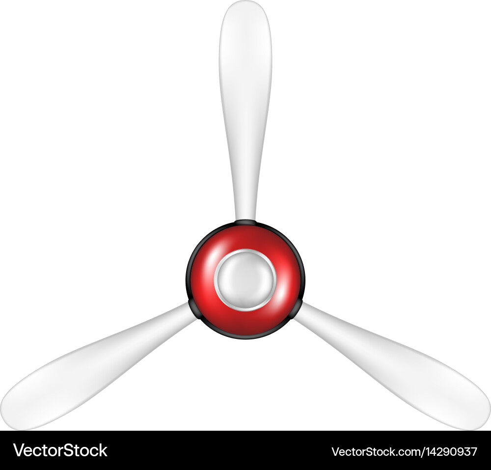 Airplane propeller in vintage design Royalty Free Vector